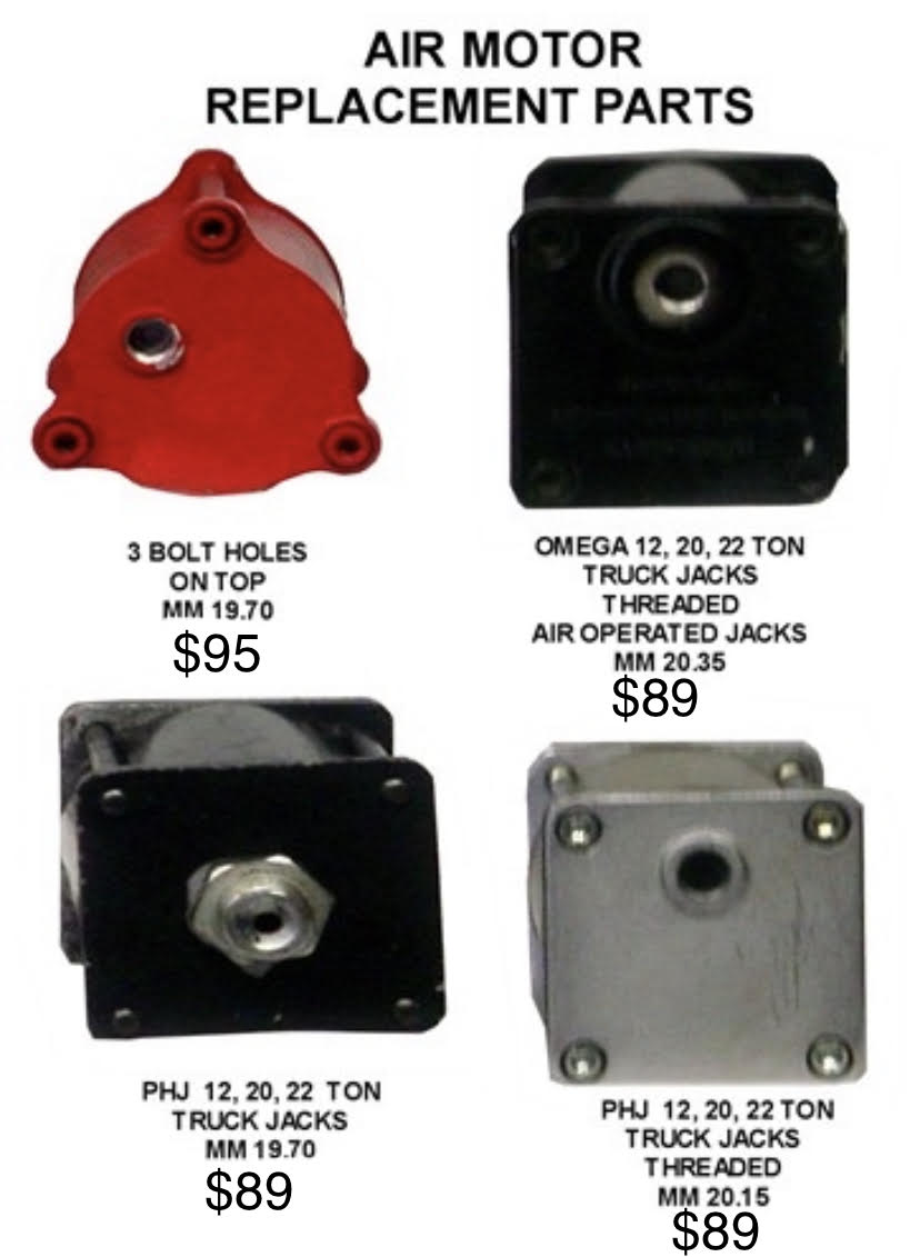 phjjacks.com: AIR MOTOR REPLACEMENT PARTS